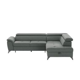 switch Ecksofa Aldeia ¦ grau ¦ Maße (cm): B: 252 H: 70 T: 200