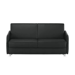 Höffner Schlafsofa München ¦ schwarz ¦ Maße (cm): B: 177 H: 84 T: 100