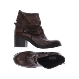 Mjus Damen Stiefelette, braun, Gr. 39