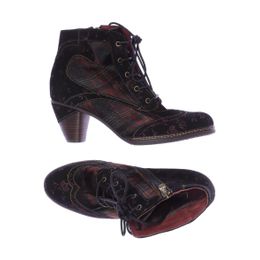 Laura Vita Damen Stiefelette, schwarz, Gr. 40