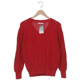 Mango Damen Pullover, rot, Gr. 42