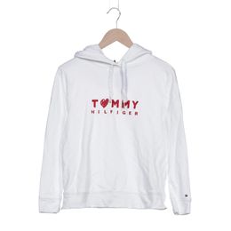 Tommy Hilfiger Damen Kapuzenpullover, weiß, Gr. 36