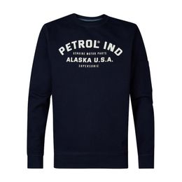 PETROL INDUSTRIES Sweatshirt 'Ruth' male Blue size XS