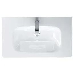 Duravit DuraStyle Compact Waschtisch 2337780000 78,5 x 40 cm, weiss, 1 Hahnloch, mit Überlauf