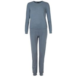Emporio Armani Pyjama Damen Gr&ouml;&szlig;e M rauchblau Winterkleid