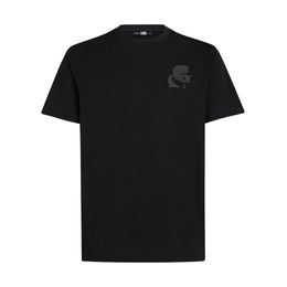 K by KARL LAGERFELD Karl Lagerfeld T-Shirt 'Kameo' Herren Gr&ouml;&szlig;e XXL dunkelgrau / schwarz