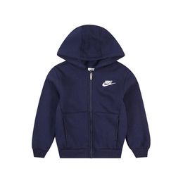 Nike Sportswear Sweatjacke 'CLUB FLEECE' Jungen Größe 110 navy / weiß