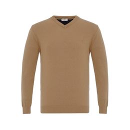 Anou Anou V-neck sweater Herren Gr&ouml;&szlig;e XL camel