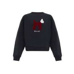 Williot Sweatshirt M&auml;dchen Gr&ouml;&szlig;e 170/176 navy / burgunder / wei&szlig;