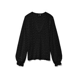 V&eacute;ro Moda VERO MODA Shirt 'Riri' Damen Gr&ouml;&szlig;e S schwarz