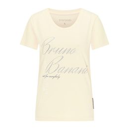 Bruno Banani T-Shirt Damen Größe XL ecru / silber