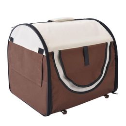 PawHut Hundebox faltbare Hundetransportbox Haustierrucksack 61 x 46 x 51 cm