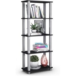 Costway 5 Ebenen Standregal Industrie Lagerregal Bücherregal Anstellregal Aufbewahrungsregal 60 x 29