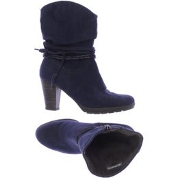 Tamaris Damen Stiefelette, marineblau, Gr. 38