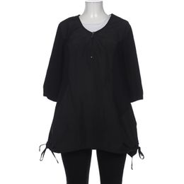 Ulla Popken Damen Bluse, schwarz, Gr. 42