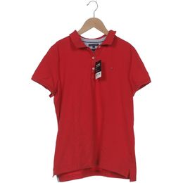 Tommy Hilfiger Damen Poloshirt, rot, Gr. 44