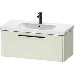 Duravit D-Code Waschtischunterschrank DC46680BDHH0000 Griff Diamantschwarz, Blassgrün Matt, Wandhängend, Auszug 1, 984x400x460 mm