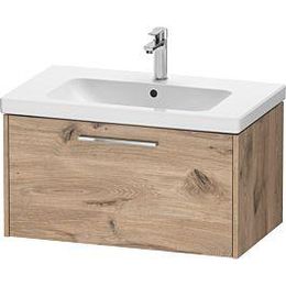 Duravit D-Code Waschtischunterschrank DC4667010550000 Griff Chrom, Eiche Marmor, Wandhängend, Auszug 1, 784x400x460 mm