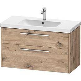 Duravit D-Code Waschtischunterschrank DC4673010550000 ,Griff Chrom, Eiche Marmor, Wandhängend, Schubkästen 2, 984x555x460 mm