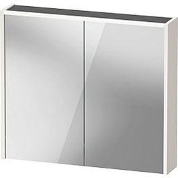 Duravit D-Code Spiegelschrank DC7106022220000 800x700x148, Weiß Hochglanz, mit Steckdose, LED Beleuchtung