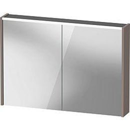 Duravit D-Code Spiegelschrank Verspiegelt DC7107043431000 1000x700x148, Basalt Matt, Steckdose E, LED Beleuchtung