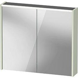 Duravit D-Code Spiegelschrank Verspiegelt DC71060HHHH1000 800x700x148, Blassgrün Matt, Steckdose E, LED Beleuchtung