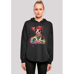 F4NT4STIC Damen Kapuzenpullover "Powerpuff Girls Cheerleaders", schwarz, Gr. XS, Obermaterial: 100% Baumwolle, Pullover, Premium Qualit&auml;t