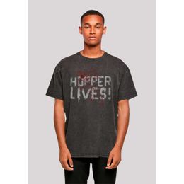 F4NT4STIC Herren T-Shirt "Stranger Things Hoppers Live Netflix TV Series", schwarz, Gr. L, Obermaterial: 100% Baumwolle, Shirts, Premium Qualit&auml;t