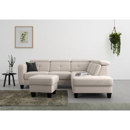 Sit & More Stauraumhocker SIT & MORE, B:58cm H:48cm T:58cm, grau, Hocker, "Belluci", mit Stauraum