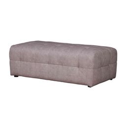 Polsterhocker Home Affaire, B:120cm H:47cm T:70cm, grau, 100% Polyester, Hocker, "Nosia", passend zur Serie