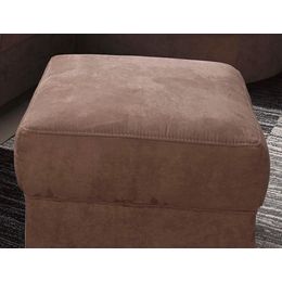 Sit & More Polsterhocker SIT & MORE, B:58cm H:45cm T:58cm, braun, Luxus-Microfaser ALTARA NUBUCK (100% Polyester);Luxus-Microfaser (100%
