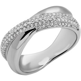 Firetti Damen Fingerring "Schmuck Geschenk Silber 925 Damenring Ring X", 58, Silber 925 (Sterlingsilber), 4,1mm, silber, Silber 925 (Sterlingsilber),