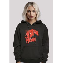 F4NT4STIC Damen Kapuzenpullover "Big Hero 6 Baymax Suite Pose", schwarz, Gr. L, Obermaterial: 65% Baumwolle, 35% Polyester, Pullover, Premium Qualit&auml;t