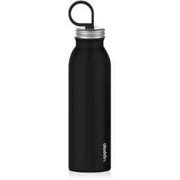 Aladdin Isolierflasche "Chilled Thermavac", 550ml, schwarz, Trinkflaschen, auslaufsicher, Edeltahl in Trendfarben, 0,55 ml