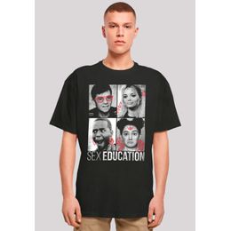 F4NT4STIC Damen T-Shirt "Sex Education Class Photos", schwarz, Gr. XXL, Obermaterial: 100% Baumwolle, Shirts, Premium Qualit&auml;t