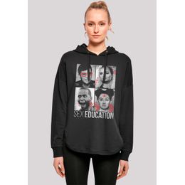 F4NT4STIC Damen Kapuzenpullover "Sex Education Class Photos Netflix TV Series", schwarz, Gr. S, Obermaterial: 100% Baumwolle, Pullover, Premium