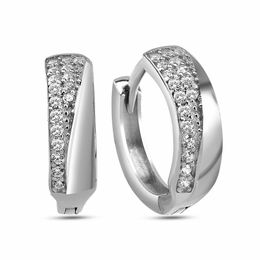 dKeniz Damen Paar Creolen "925/- Sterlin Silber Welle", one-size, Silber 925 (Sterlingsilber), silber, Silber 925 (Sterlingsilber), Ohrringe