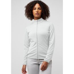 Jack Wolfskin Damen Funktionsjacke "PRELIGHT TRAIL FZ W", grau, Gr. XS, Obermaterial: 84% Polyester, 16% Elastan; Futter: 100% Polyester, Jacken