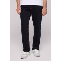 CAMP DAVID Herren Comfort-fit-Jeans, blau, Gr. 33, unifarben, Material: 100% Baumwolle, Jeans, mit zwei Leibh&ouml;hen