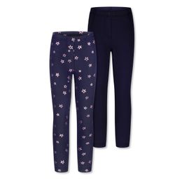 SALT & PEPPER SALT AND PEPPER Jungen Thermoleggings "AOP Stars", blau, Gr. 134, bedruckt, unifarben, 65% Polyester, 30% Baumwolle, 5% Elasthan, Hosen, im