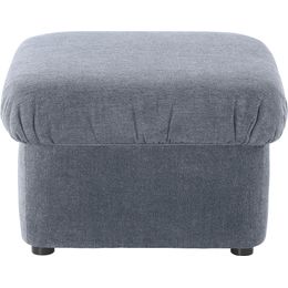 Hocker DOMO collection, B:60cm H:40cm T:60cm, grau, 95% Polyester, 5% Nylon, Wohnzimmer, Hocker, "Pegnitz"