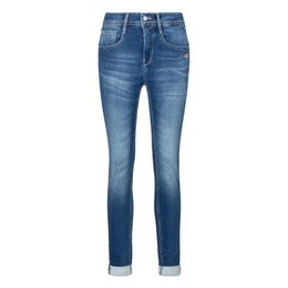 Relax-fit-Jeans Gang "AMELIE" Gr. 29, N-Gr, dream blue used Damen Jeans mit Used-Effekten