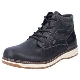 Rieker Herren Winterboots, Gr. 40, schwarz, Lederimitat, Textil, Schuhe, Schnürboots, Winterstiefelette, TEX-Membran, mit Innenreißverschluss