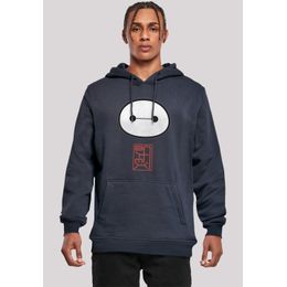 F4NT4STIC Herren Kapuzenpullover "Big Hero 6 Baymax", blau, Gr. XS, Obermaterial: 65% Baumwolle, 35% Polyester, Pullover, Premium Qualit&auml;t