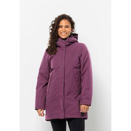 Jack Wolfskin Damen Funktionsmantel "SALIER COAT", lila, Gr. M, Obermaterial: 100% Polyester; Kontrast: 75% Polyamid, 25% Elastan; Futter: 100%