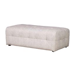 Polsterhocker Home Affaire, B:120cm H:47cm T:70cm, beige, 100% Polyester, Hocker, "Nosia", passend zur Serie