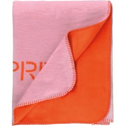 Plaid Esprit, B:150cm L:200cm, rosa, Obermaterial: 100% Polyester, Wohndecken, "Fun", Doubleface Decke