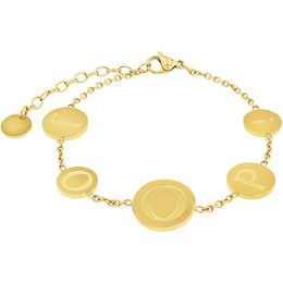 JOOP! JOOP Damen Armband "2038035", 20cm, Edelstahl, gold, Edelstahl, Armbänder
