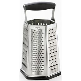 Cuisipro Vierkantreibe, T:24cm, silber, K&uuml;chenreiben, 7 Reibefl&auml;chen