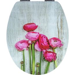WC-Sitz CORNAT, B:38,4cm L:47,5cm, bunt, MDF - Mitteldichte Holzfaserplatte, WC-Sitze, "Ansprechendes Design - Hochwertiger Holzkern -